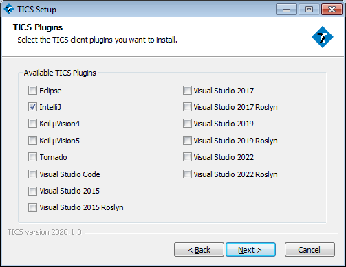 TICS IntelliJ Plugin